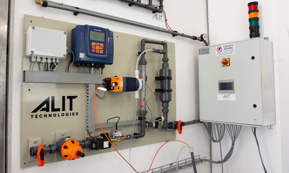 Paint stripping system for passivating product application